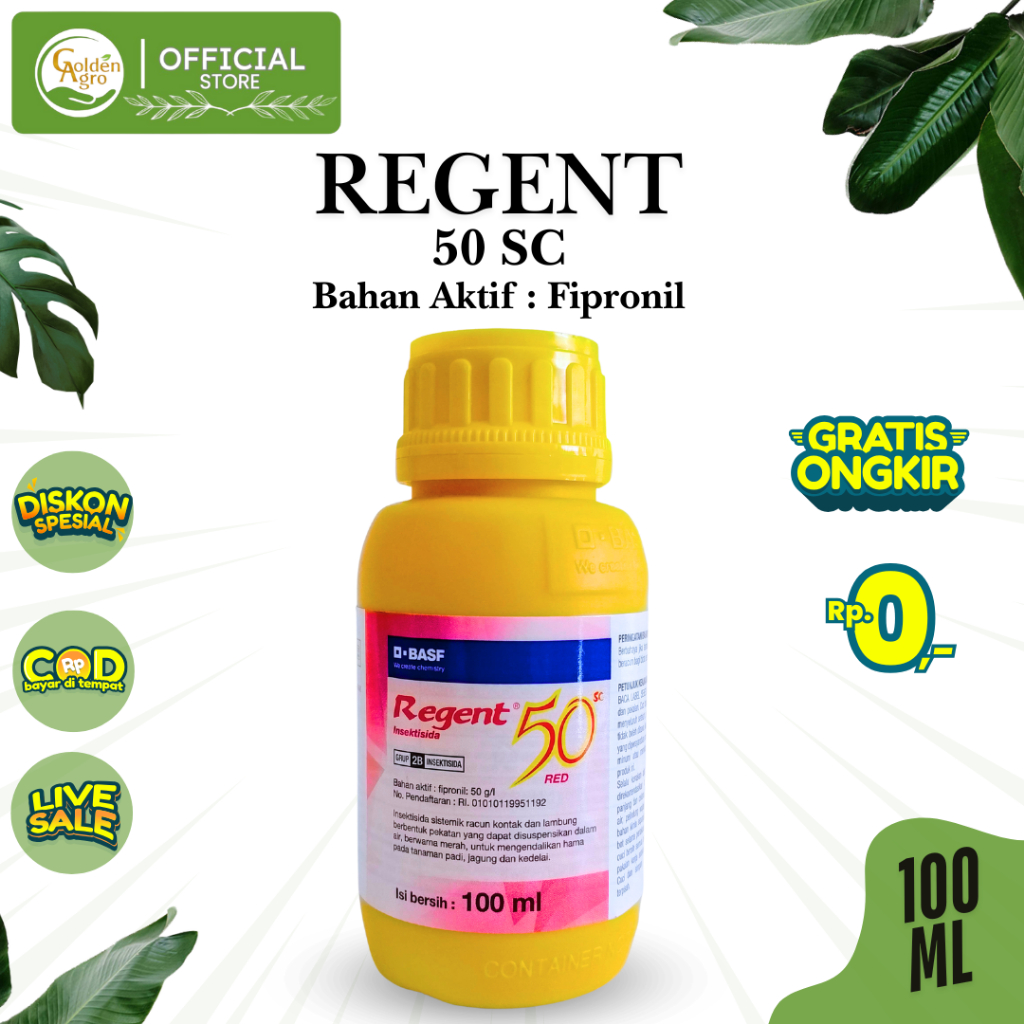Jual INSEKTISIDA REGENT 50SC SC 100ML 100 ML FIPRONIL PEMBASMI SEMUT ...