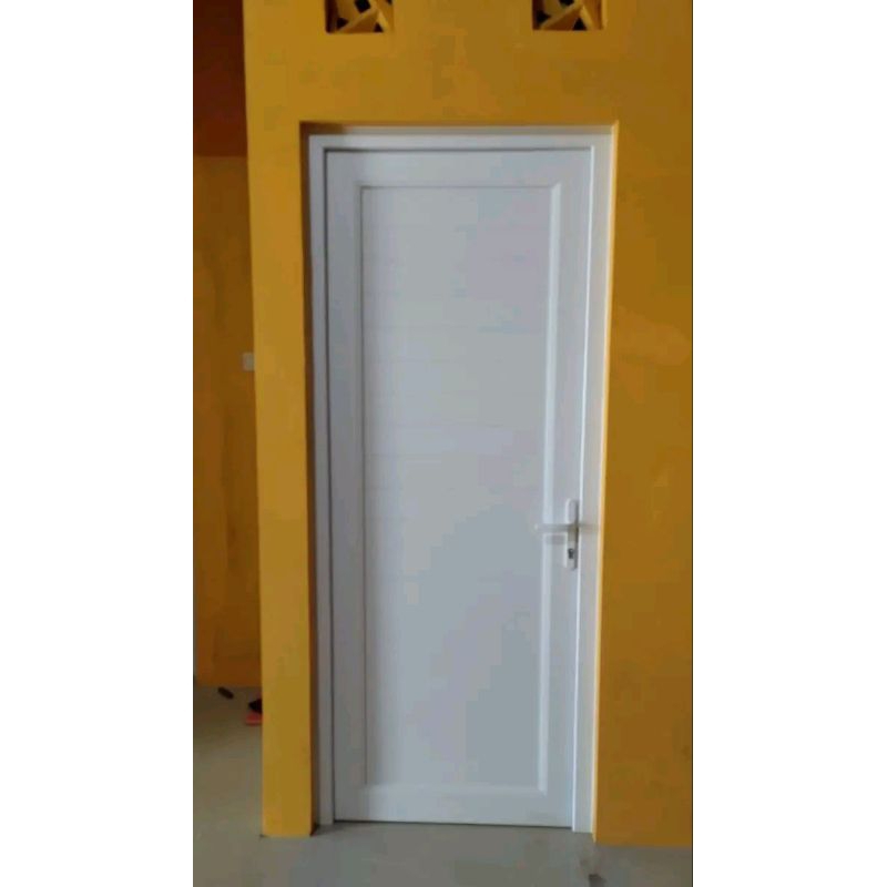 Jual pintu spandrell satu Daun alexindo putih full Aluminium | Shopee ...