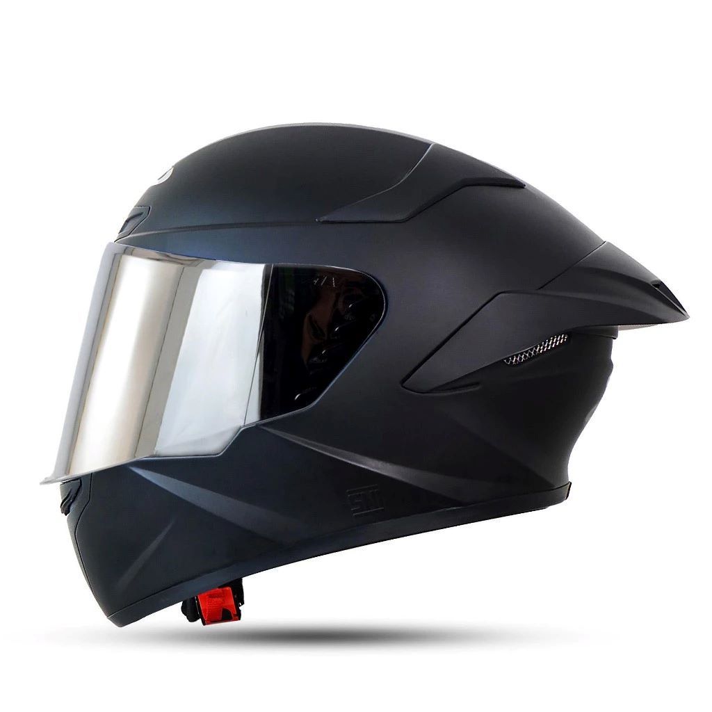 Jual Helm Full Face MLA TTC | KYY HELMET | Hitam Dof Kaca Silver | Helm ...