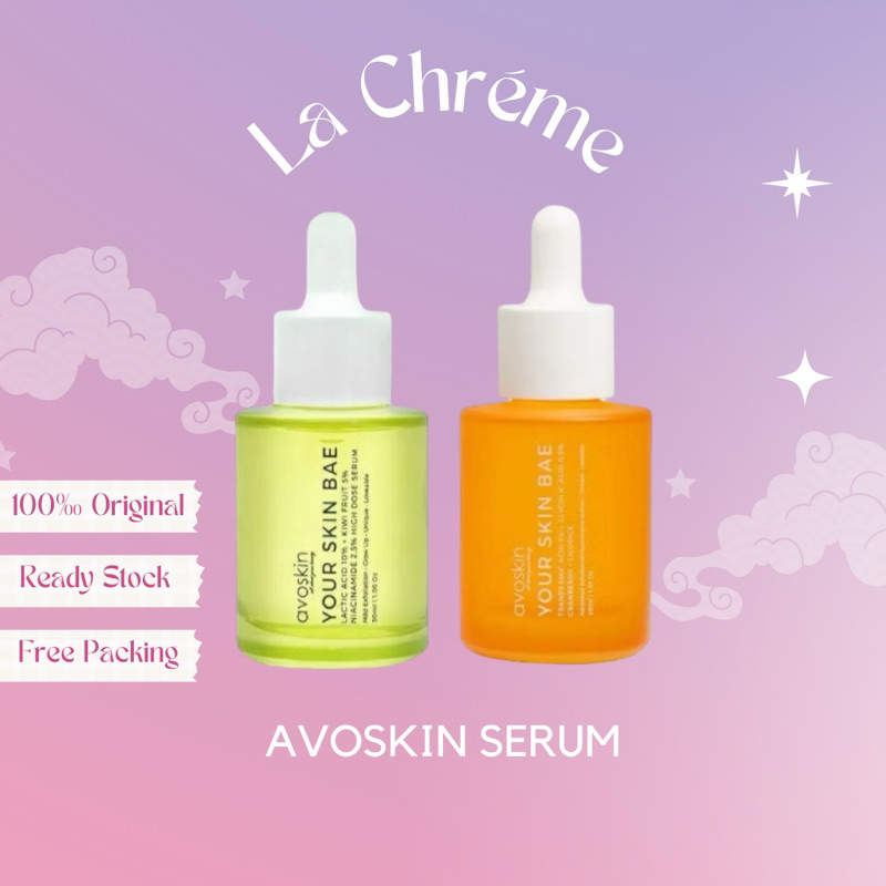 Jual Avoskin Your Skin Bae YSB Lactic Acid 10% Serum Kiwi 30ml ...