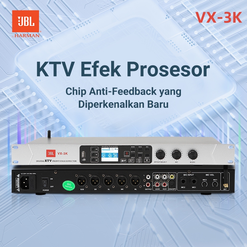 Jual JBL/VX-3K digital Karaoke audio processor (crossover 3 way aktif：2 speaker utama, 1 ...