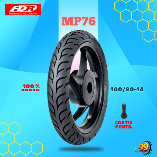 Jual Ban Racing Compound Motor Matic FDR SPORT MP76 100/80 Ring 14 ...