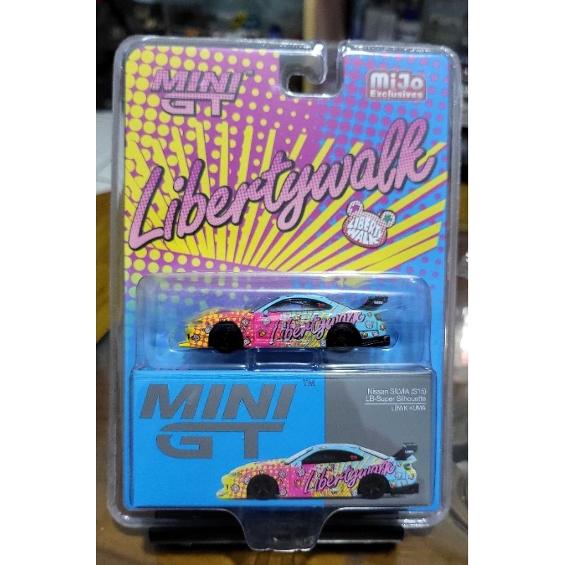 Jual Mini GT libertywalk Nissan Silvia s15 LBWK Kuma 743 | Shopee Indonesia