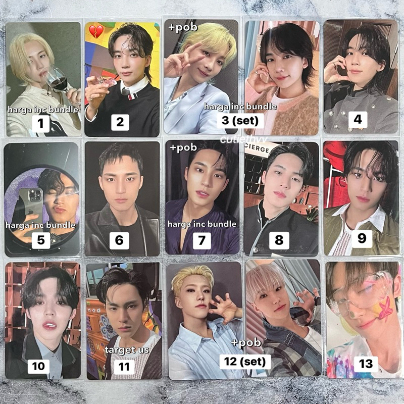 Jual [SALE] PC SEVENTEEN OFFICIAL MINGYU JEONGHAN SCOUPS HOSHI THE8 PHOTOCARD ATTACCA BROADCAST ...