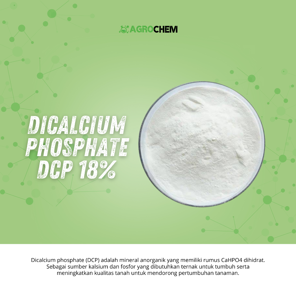 Jual Dicalcium Phosphate 25kg DCP 18% Granular Mineral Kalsium Fosfat ...
