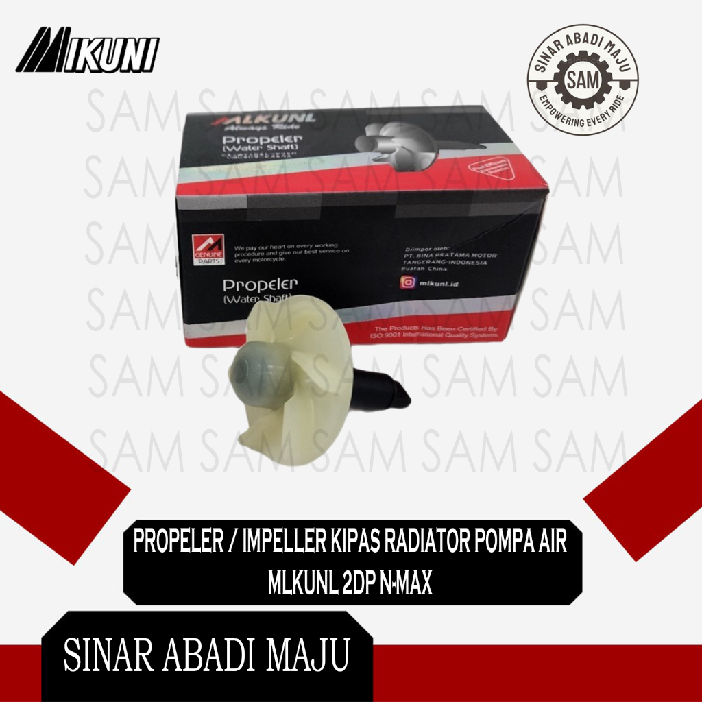 Jual PROPELER IMPELLER KIPAS RADIATOR POMPA AIR MLKUNL 2DP N-MAX ...