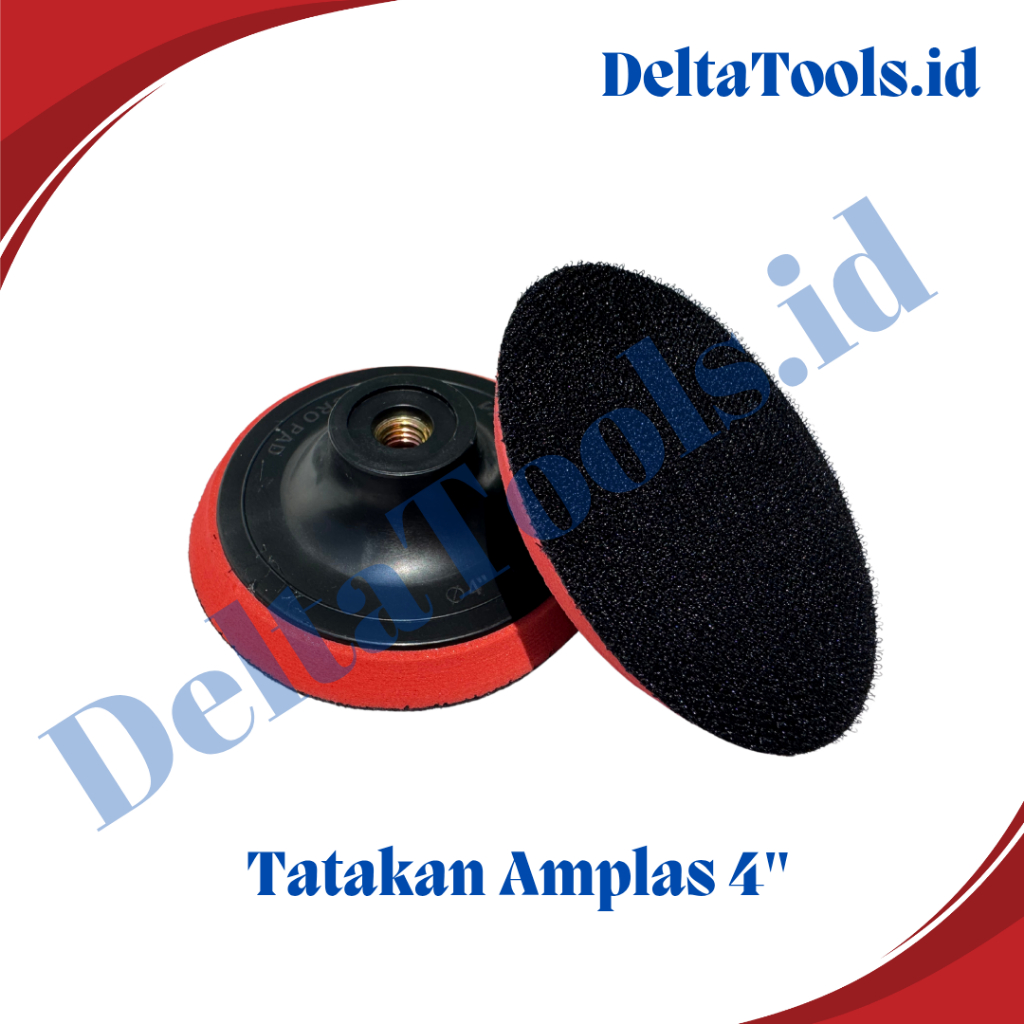 Jual Tatakan Amplas / Tataan Amplas Bulat Velcro Gerinda Tangan Pad ...