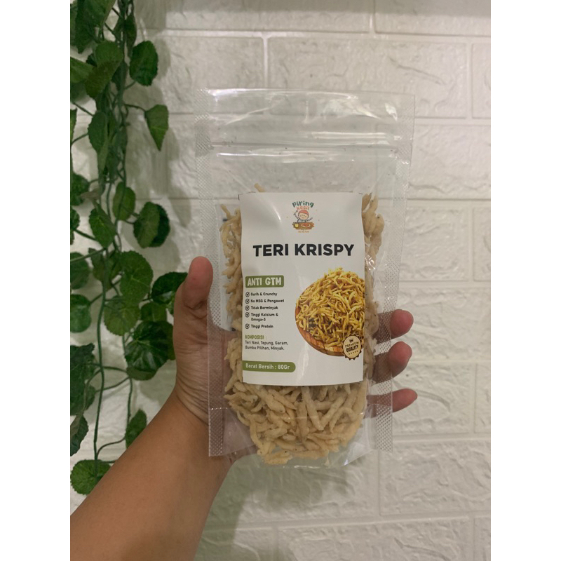 Jual Teri Crispy NO MSG/ snack Tinggi Protein | Shopee Indonesia