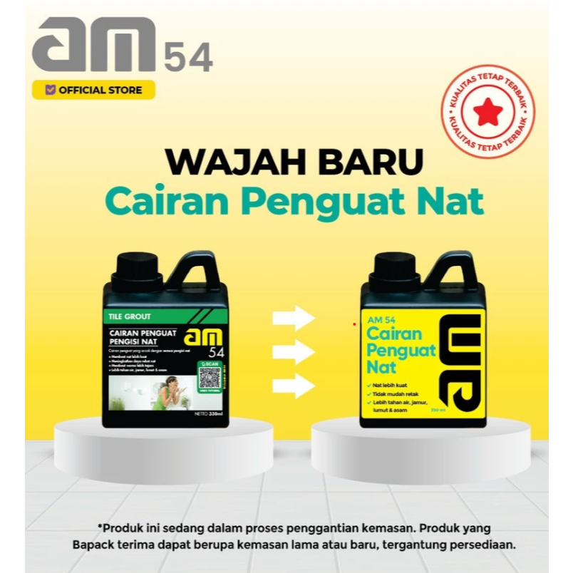 Jual Cairan Pengisi Nat keramik AM 54 Liquid 330ml | Shopee Indonesia