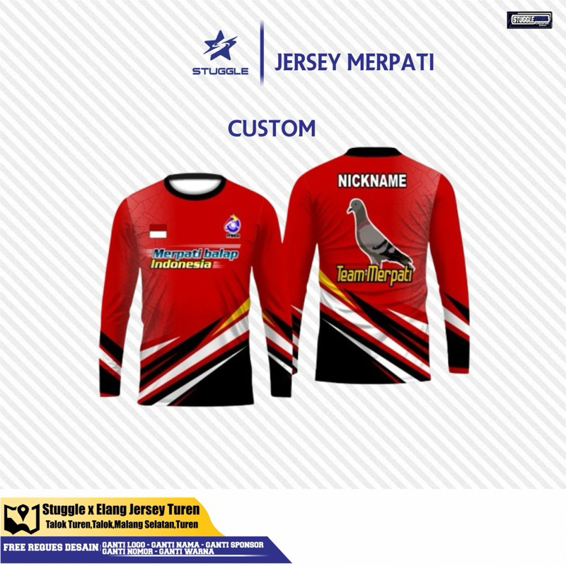 Jual Jersey Merpati Custom (Full Priting) | Shopee Indonesia