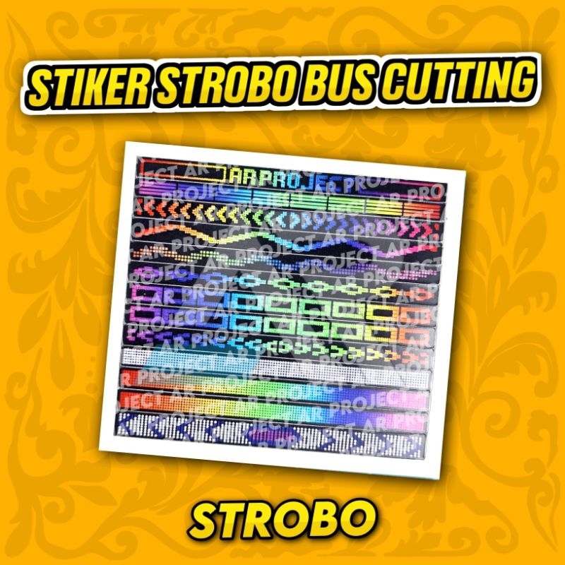 Jual STIKER STROBO BUS PLASTIK CUTTING | Shopee Indonesia