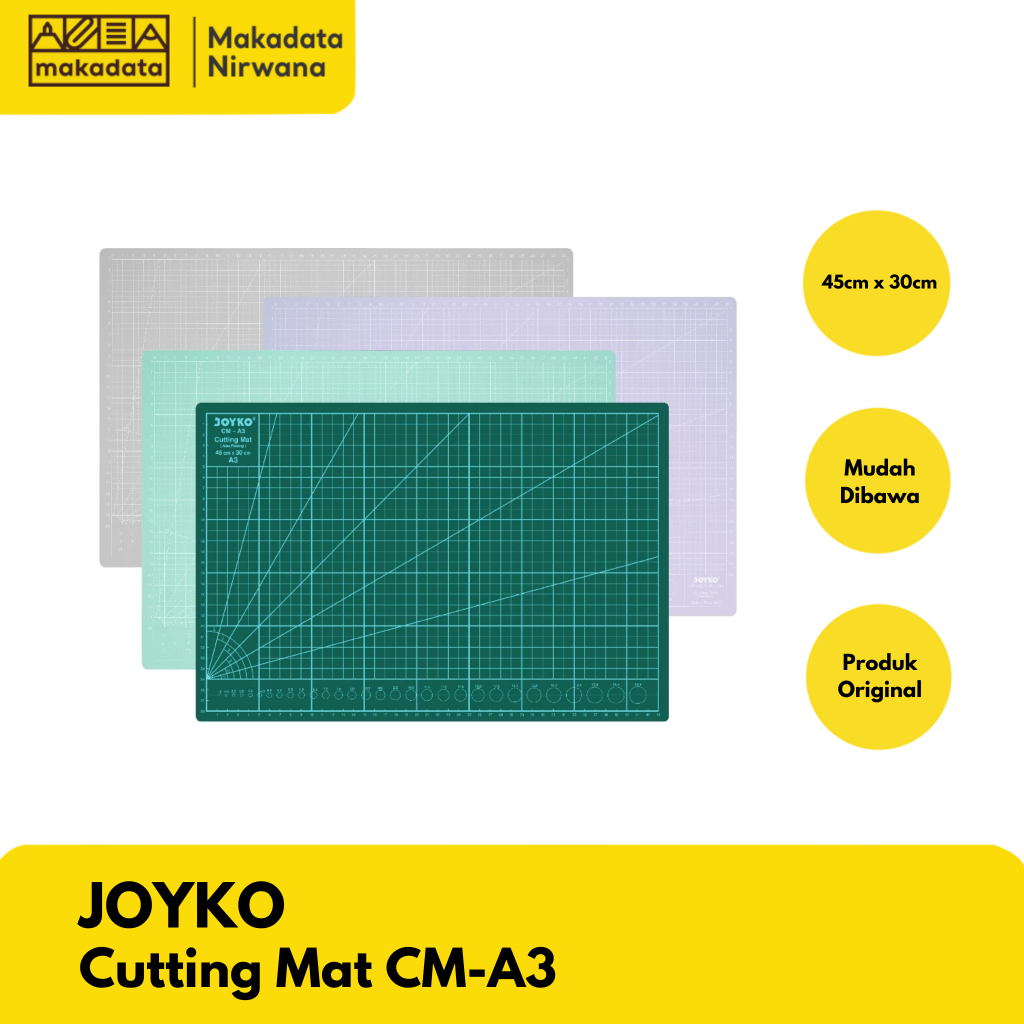 Jual JOYKO CUTTING MAT/ALAS PEMOTONG CM-A3 (1 PCS) | Shopee Indonesia