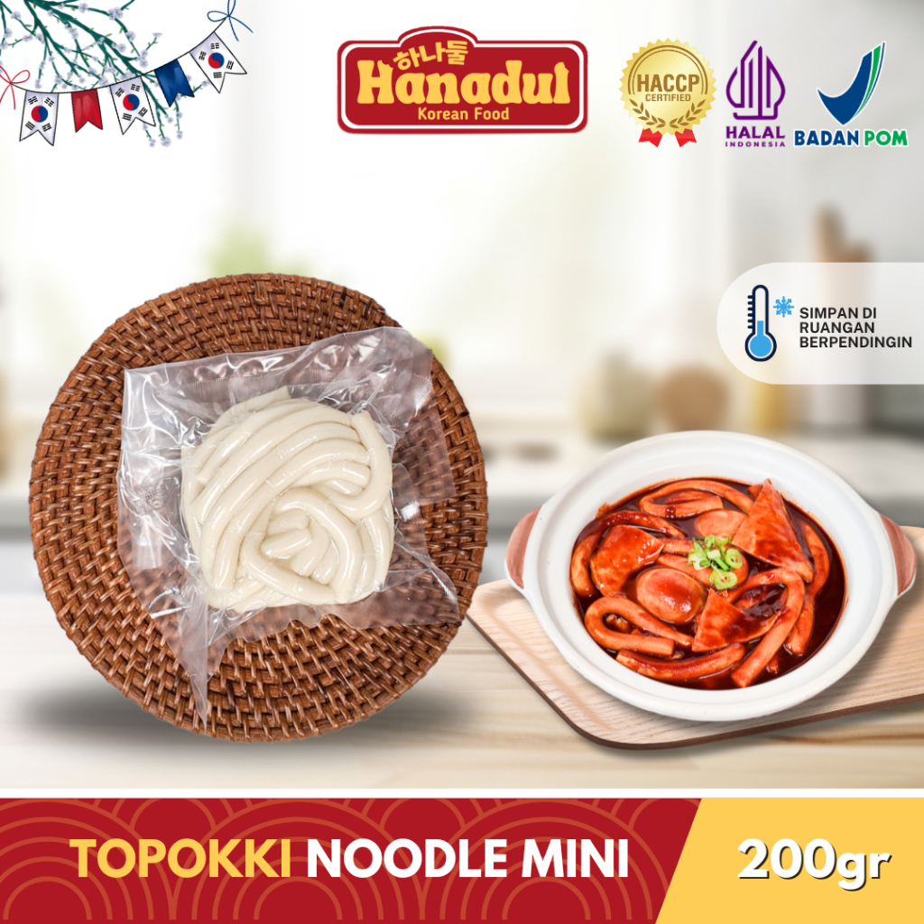 Jual Tok Noodle Tteok Tteokbokki Tteokpokki Topokki Mie Topoki Mini ...