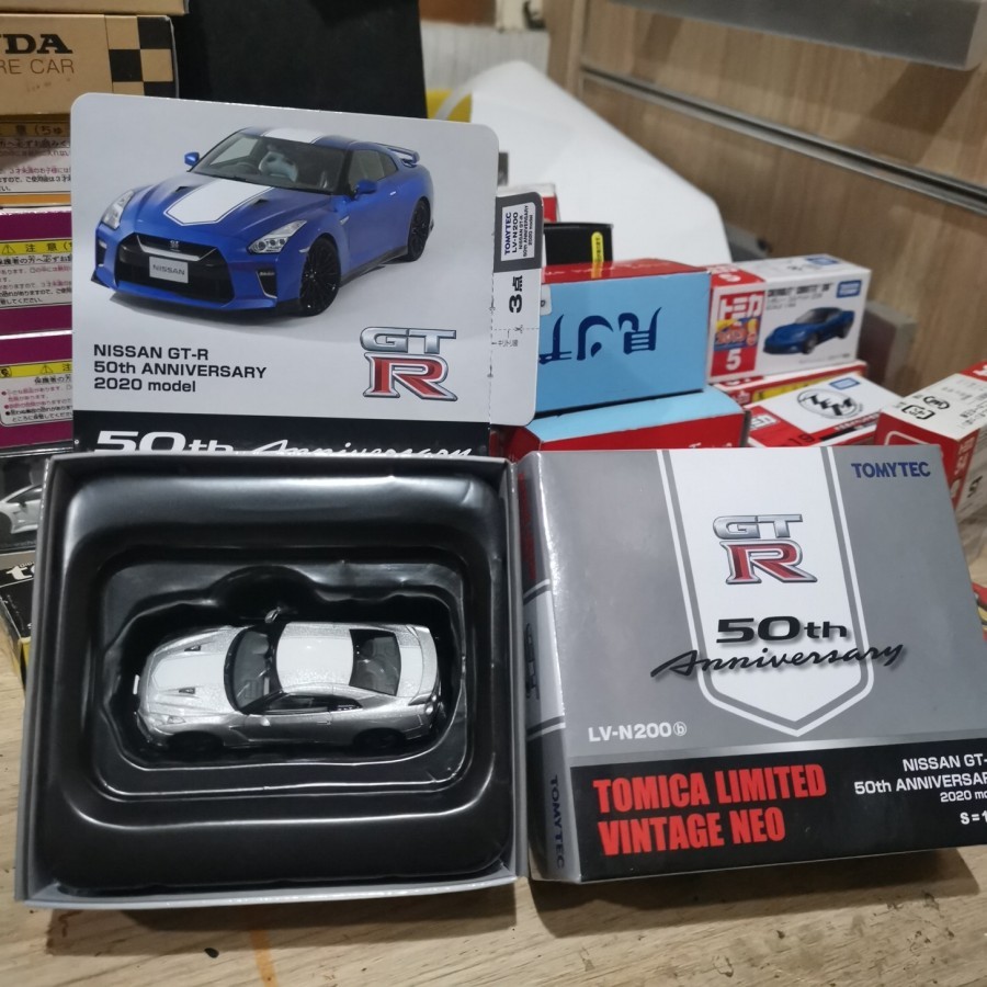 Jual TLVN Tomica Limited Vintage Neo LVN200b Nissan GTR R35 50th Anniversary Grey 2020 Model ...