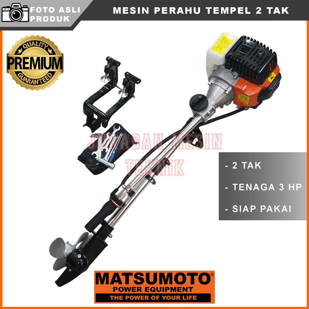 Jual Mesin Perahu Tempel Mini Matsumoto MOB 830G 3 HP | Shopee Indonesia