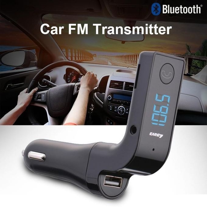 Jual CARG7 Bluetooth Car FM Transmitter Wireless Bluetooth Music ...