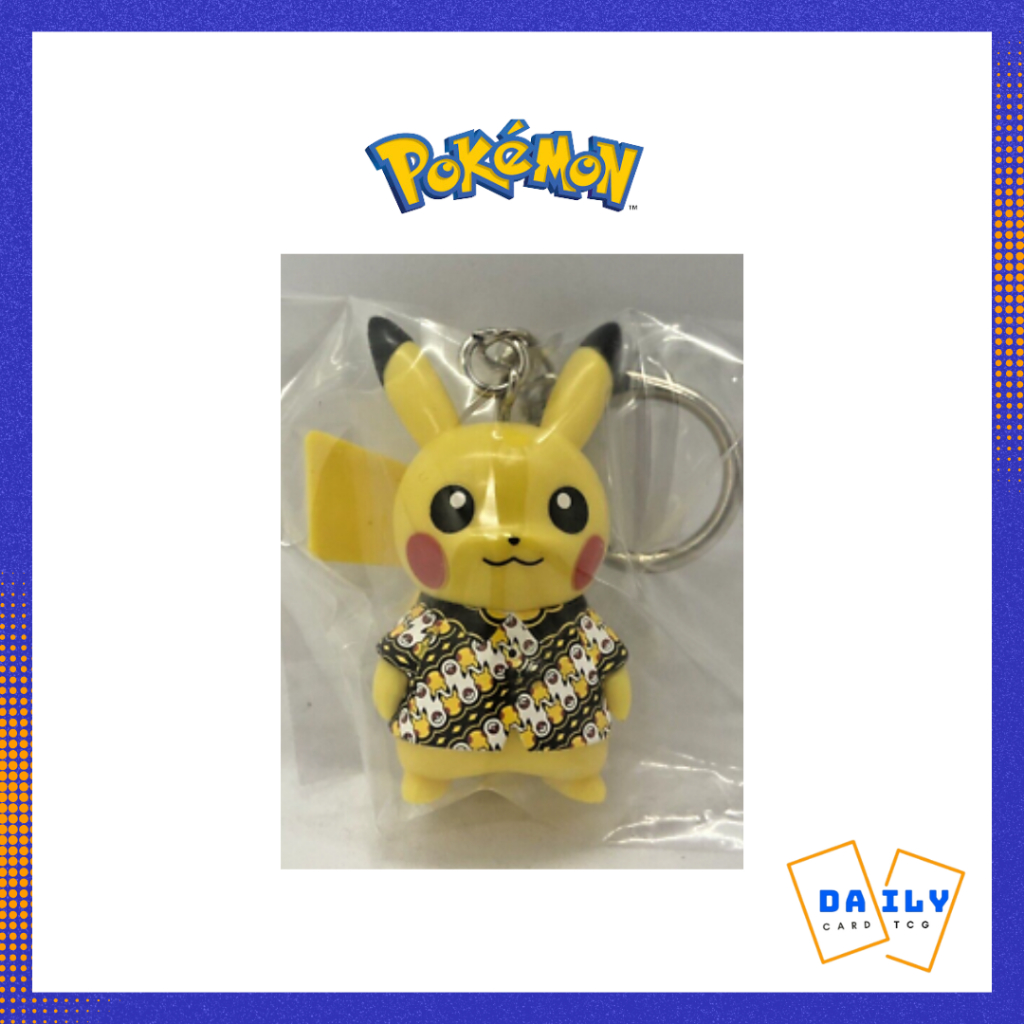 Jual TCG Pokemon Gantungan Kunci Pikachu Berkemeja Batik ORI | Shopee Indonesia