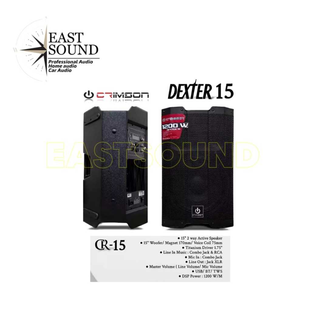 Jual SPEAKER PORTABLE CRIMSON CR 15 DEXTER | Shopee Indonesia