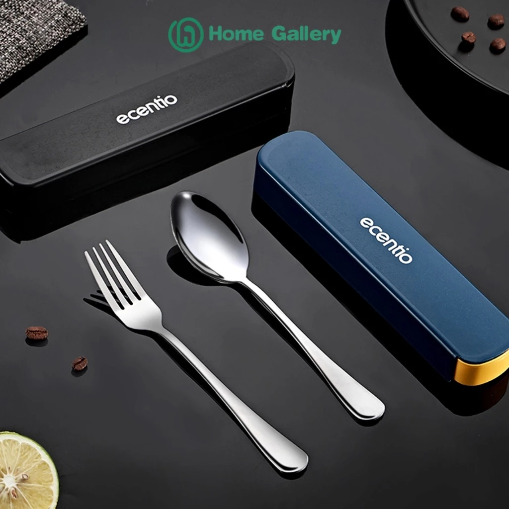 Jual ecentio peralatan makan 401 stainless steel sendok garpu set pisau ...