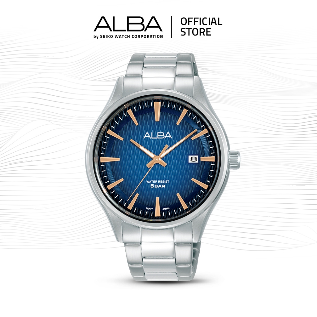 Jual Alba Prestige Jam Tangan Pria AS9V09 / AS9V09X1 Quartz Blue ...