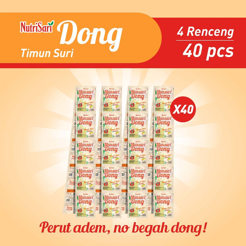 Jual Nutrisari Dong Minuman Serbuk dengan Vit C - Rasa Timun Suri [14gr ...