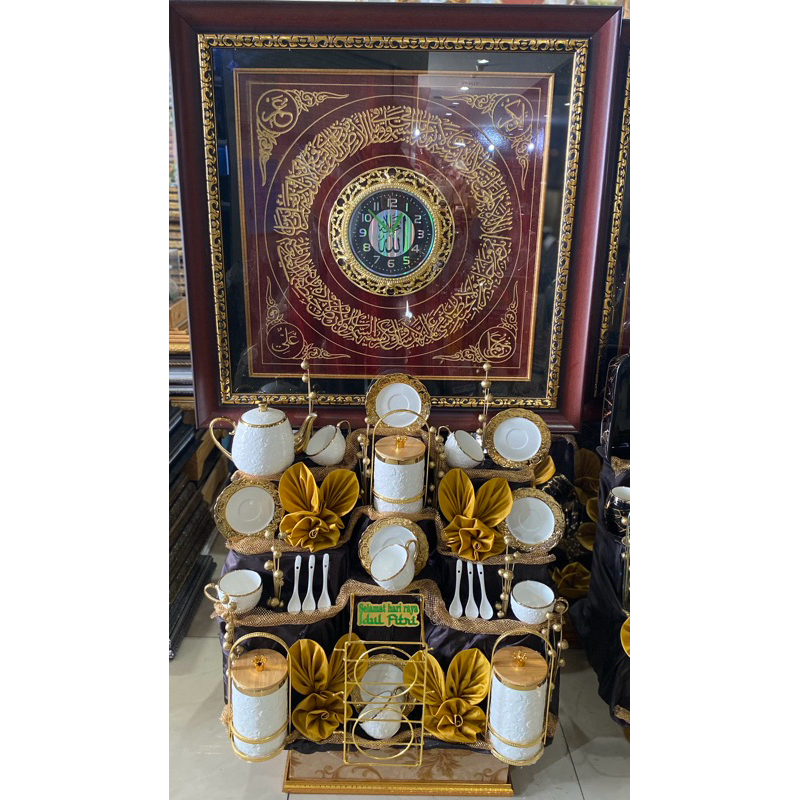 Jual parcel tea set idul fitri/hampers pecah belah murah/ set hadiah ...