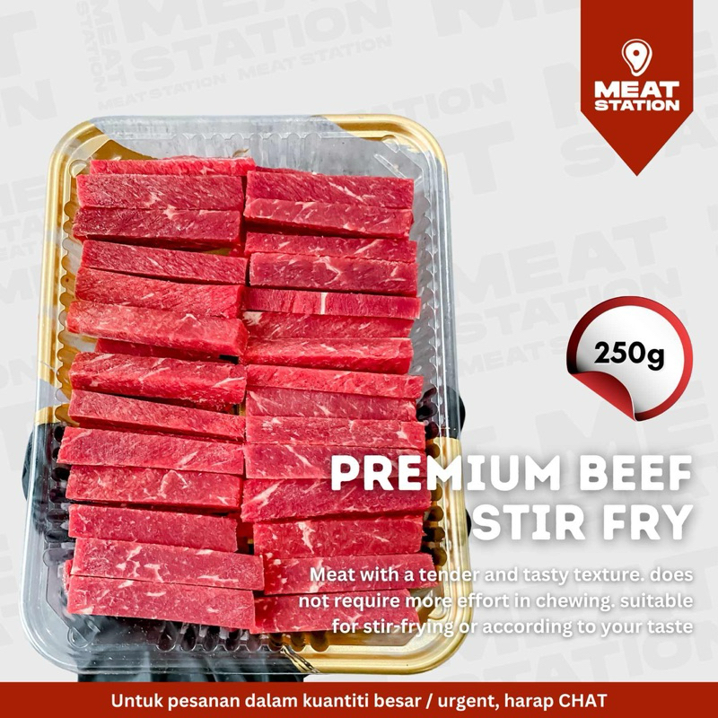 Jual Beef Stir Fry / Daging Sapi Untuk Tumis / Cepat Matang & Empuk ...