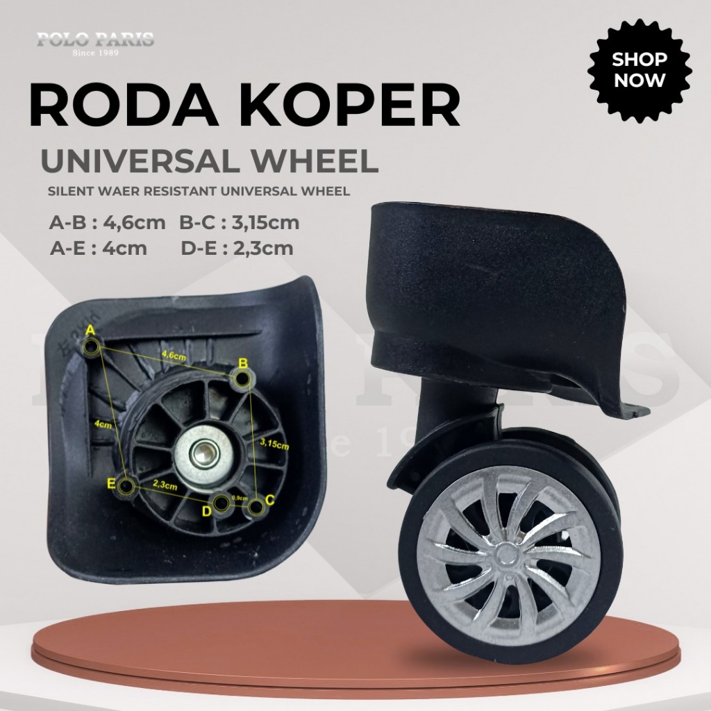 Jual POLOPARIS - Roda Koper Fiber Roda 360 Roda Double Whell Kanan Kiri ...