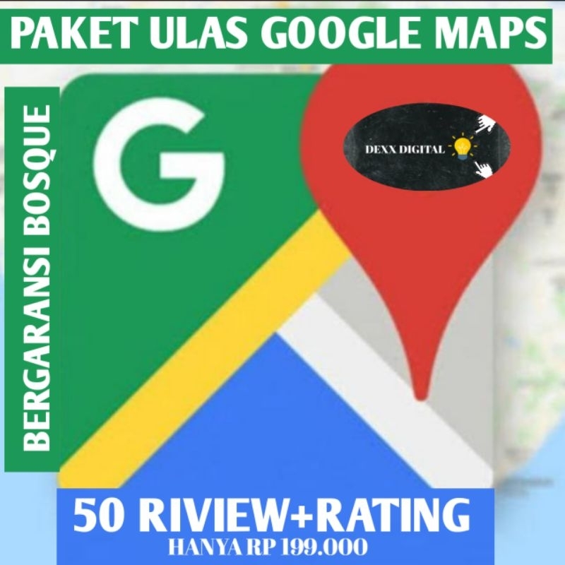 Jual Paket Hemat Riview Gmaps human bergaransi no bot | Shopee Indonesia