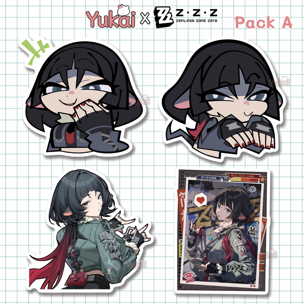 Jual Stiker Jane Zenless Zone Zero (ZZZ) Premium - Sticker Pack Anime ...