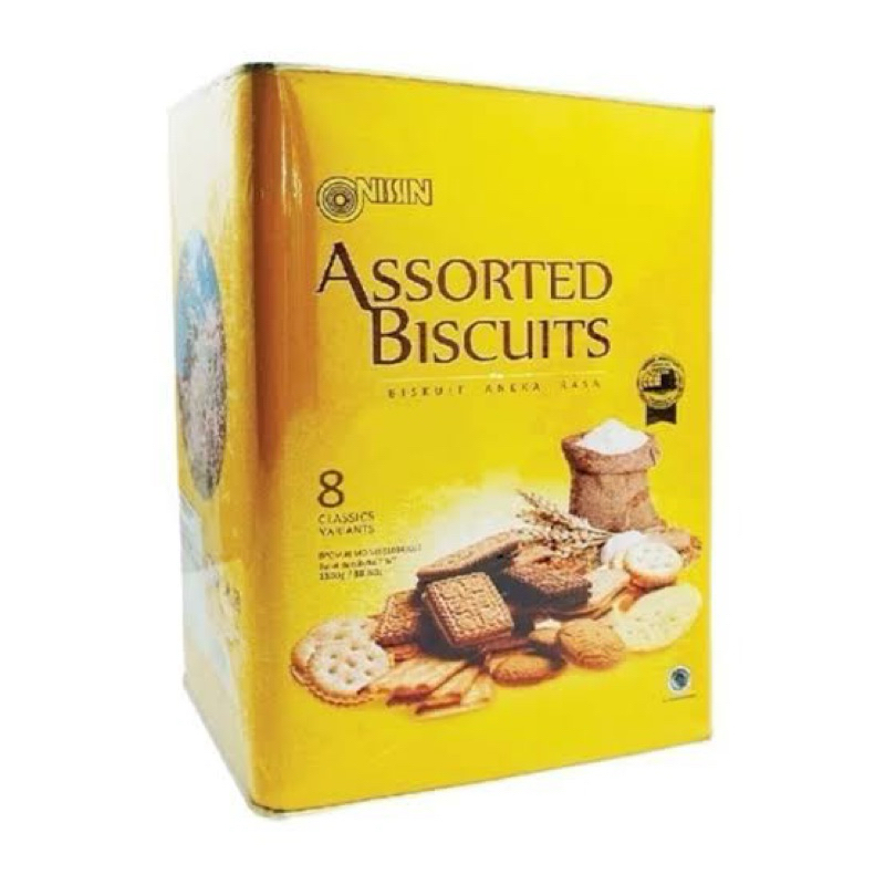 Jual Nissin Assoreted Biskuit Yellow Kaleng 1100g | Shopee Indonesia