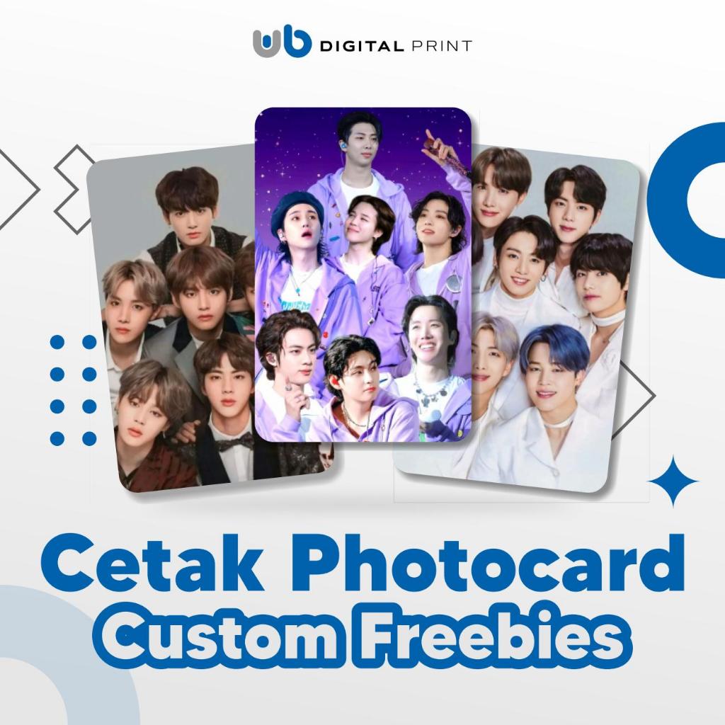 Jual CETAK PHOTOCARD CUSTOM FREEBIES / Koleksi Penggemar / Photocard Tebal / Photocard Kpop ...