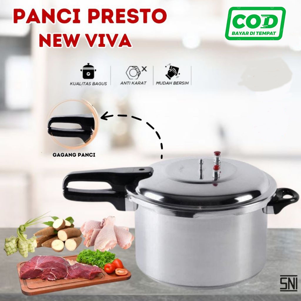 Jual Panci presto NEW VIVA/TD Diameter 28cm (12 liter) | Shopee Indonesia