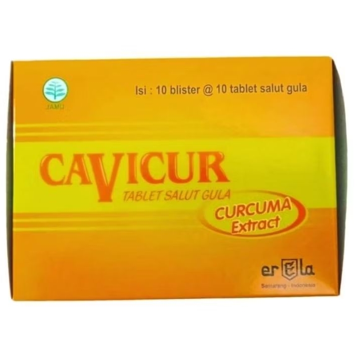 Jual CAVICUR Tablet Salut Gula - Curcuma Extract (100's /Dus) | Shopee ...