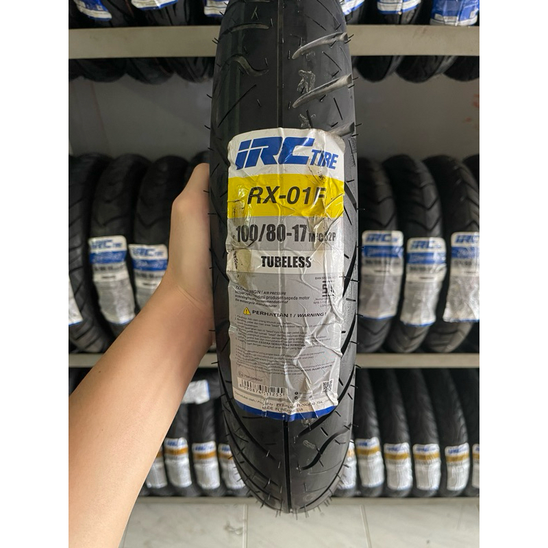 Jual BAN IRC 100/80-17 RX-01F TUBELESS | Shopee Indonesia
