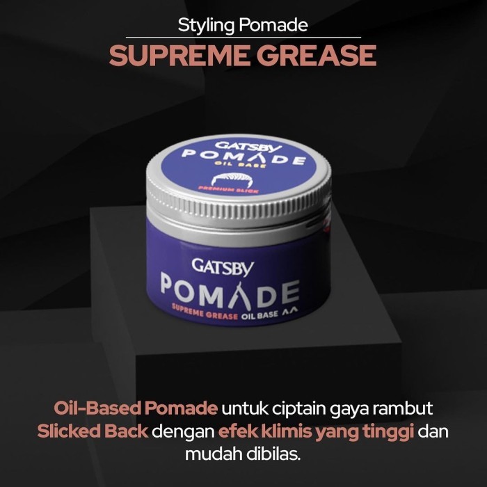 Jual Gatsby Styling Pomade - Oil Base 80g | Shopee Indonesia