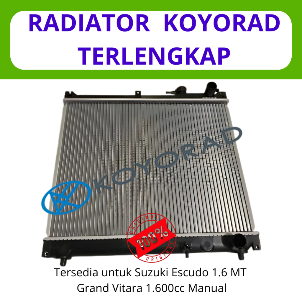 Jual Radiator Koyorad Original Suzuki Escudo 1.6 MT / Grand Vitara 1.600cc G16A Manual (1998 ...