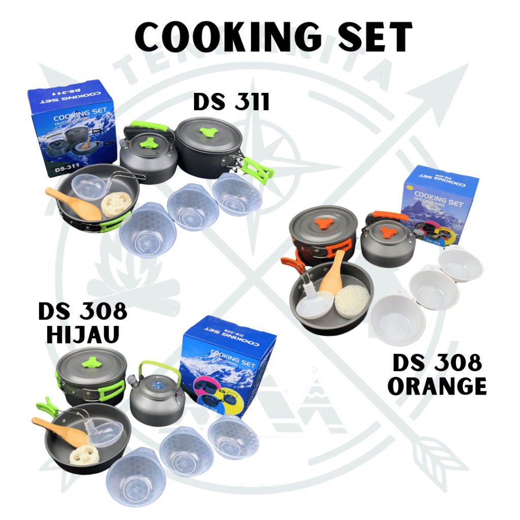 Jual -COOKING SET DS 308 | DS 311 | ALAT MASAK SET | NESTING | NESTING ...