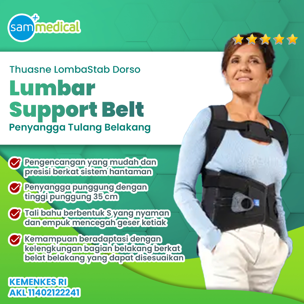 Jual Thuasne Lombastab Dorso / Penyangga Tulang Belakang / Korset TLSO / Lumbar Support Lomba ...