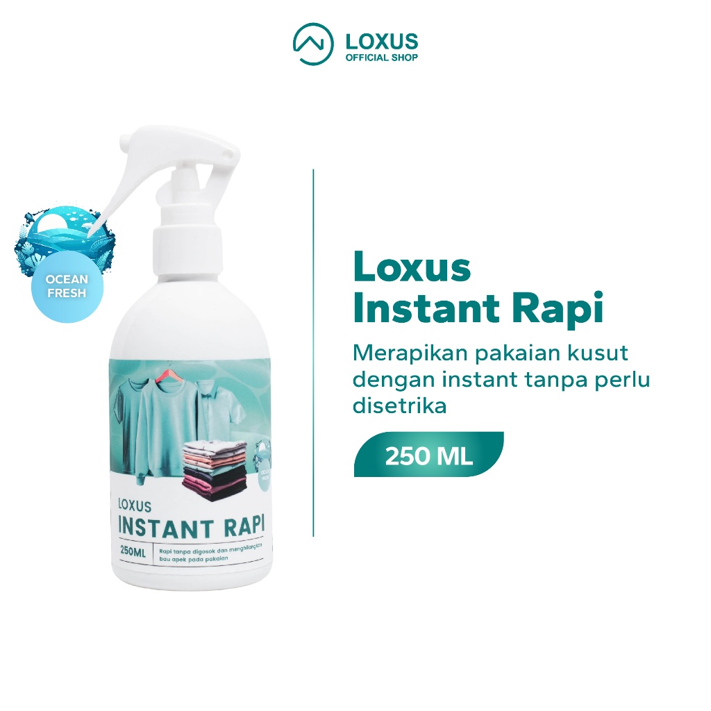 Jual Loxus Instant Rapi - Merapikan Pakaian Kusut Secara Instant Tanpa ...