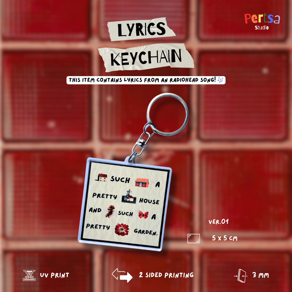 Jual Radiohead Keychain 2 sisi (Fanmade) | Shopee Indonesia