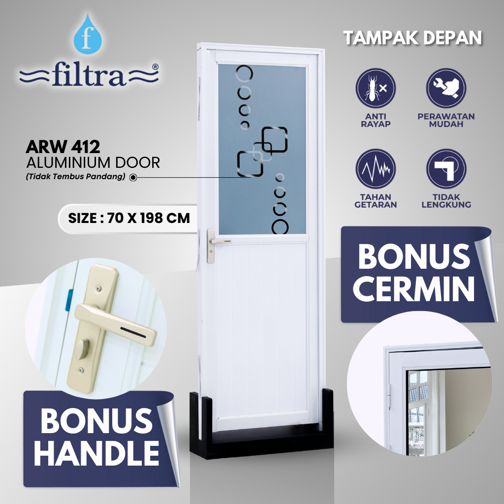 Jual Pintu Aluminium Filtra ARW/ALW 412 | Shopee Indonesia