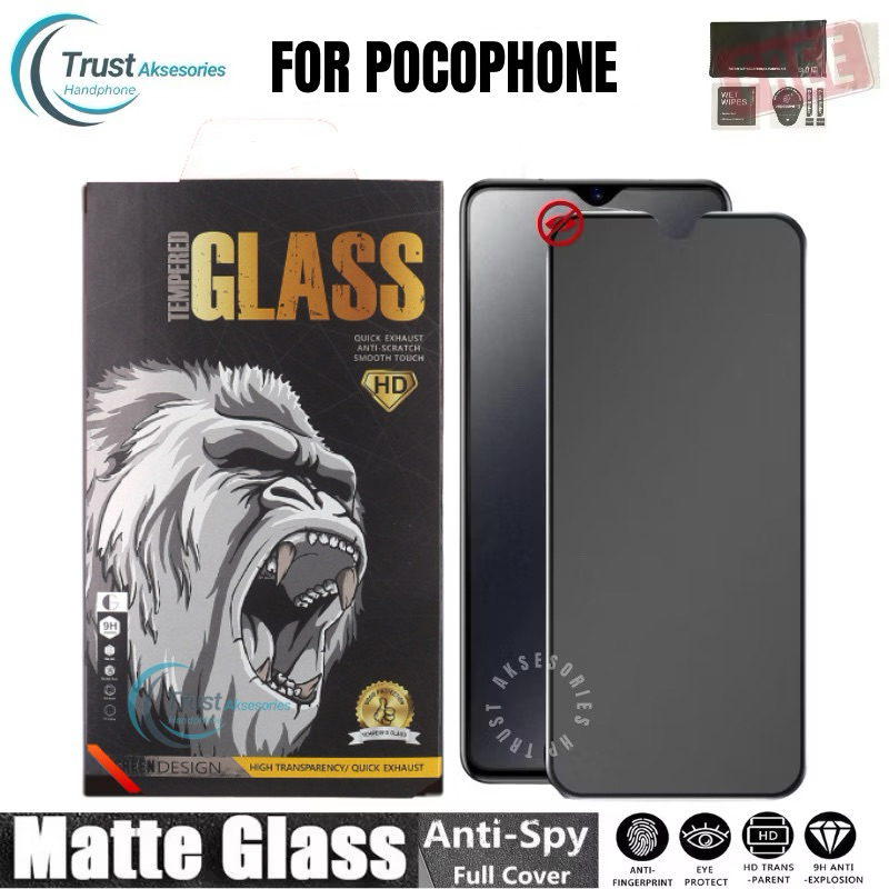 Jual TEMPERED GLASS MATTE SPY XIAOMI POCO F7 PRO C75 M7 PRO 5G/POCO X7 PRO 5G/M6/X6 5G/X6 PRO 5G ...