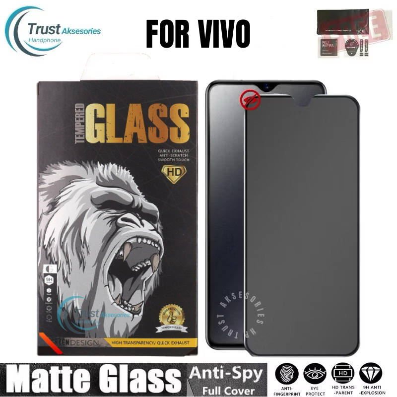 Jual TEMPERED GLASS MATTE SPY VIVO Y19s/Y03T/Y28/Y18/Y03/Y100/Y27S/Y17S/Y36/Y35/Y27/Y27 5G/Y16 ...