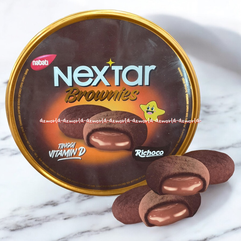 Jual Nabati Nextar Brownies 160gr Richoco Kemasan Kaleng Cokelat Coklat ...
