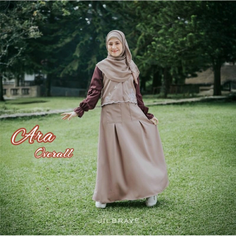 Jual ARA OVERALL JILBRAVE | Ara Series Cinta Dalam Ikhlas | Gamis ...