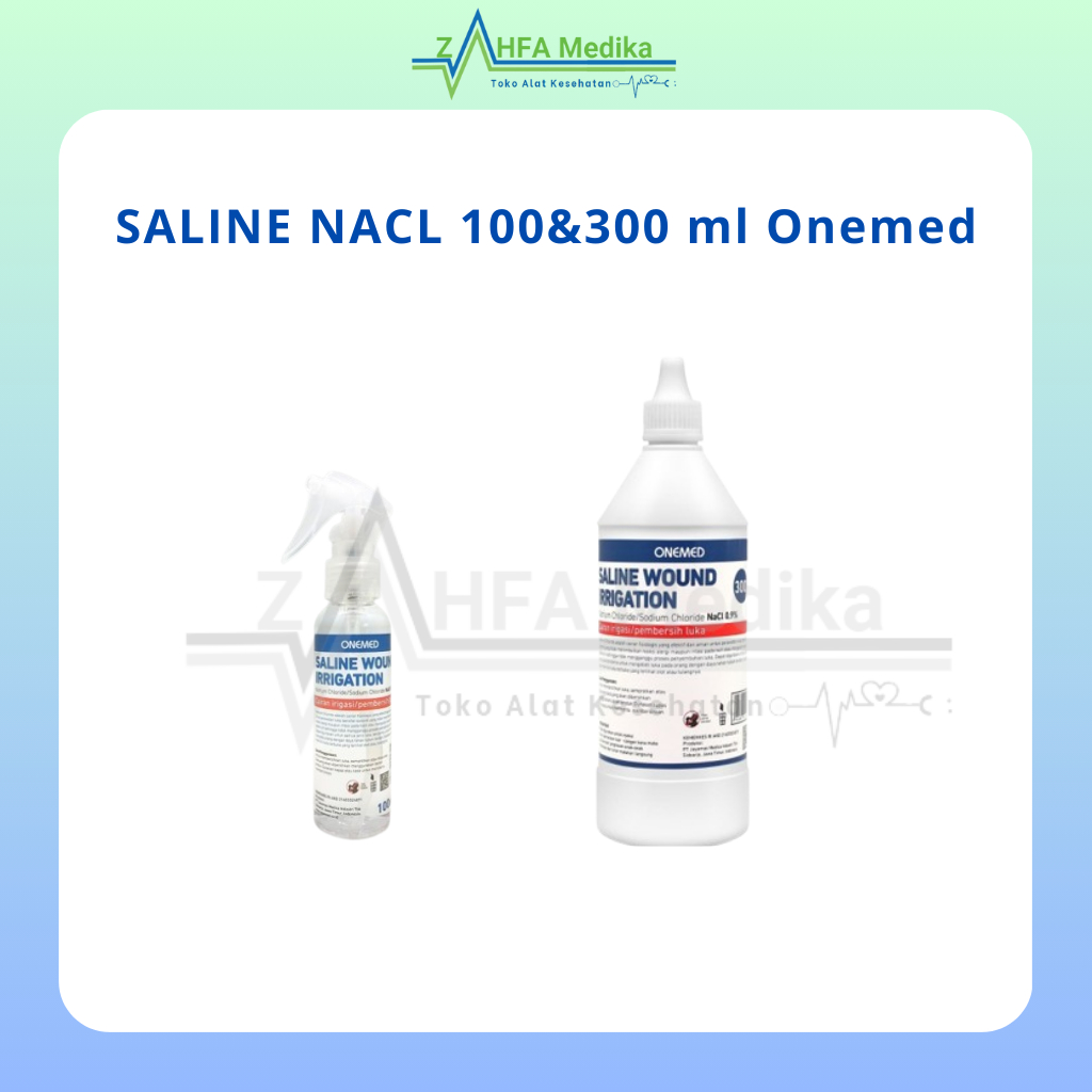 Jual Onemed Saline Wound Irrigation Nacl 100&300 ml | Shopee Indonesia
