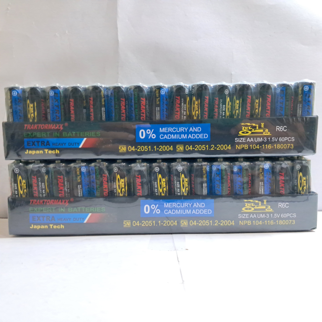 Jual 1 Pak Batu Baterai A2 TRAKTORMAXX Isi 60 Pcs /Baterai / Batu ...