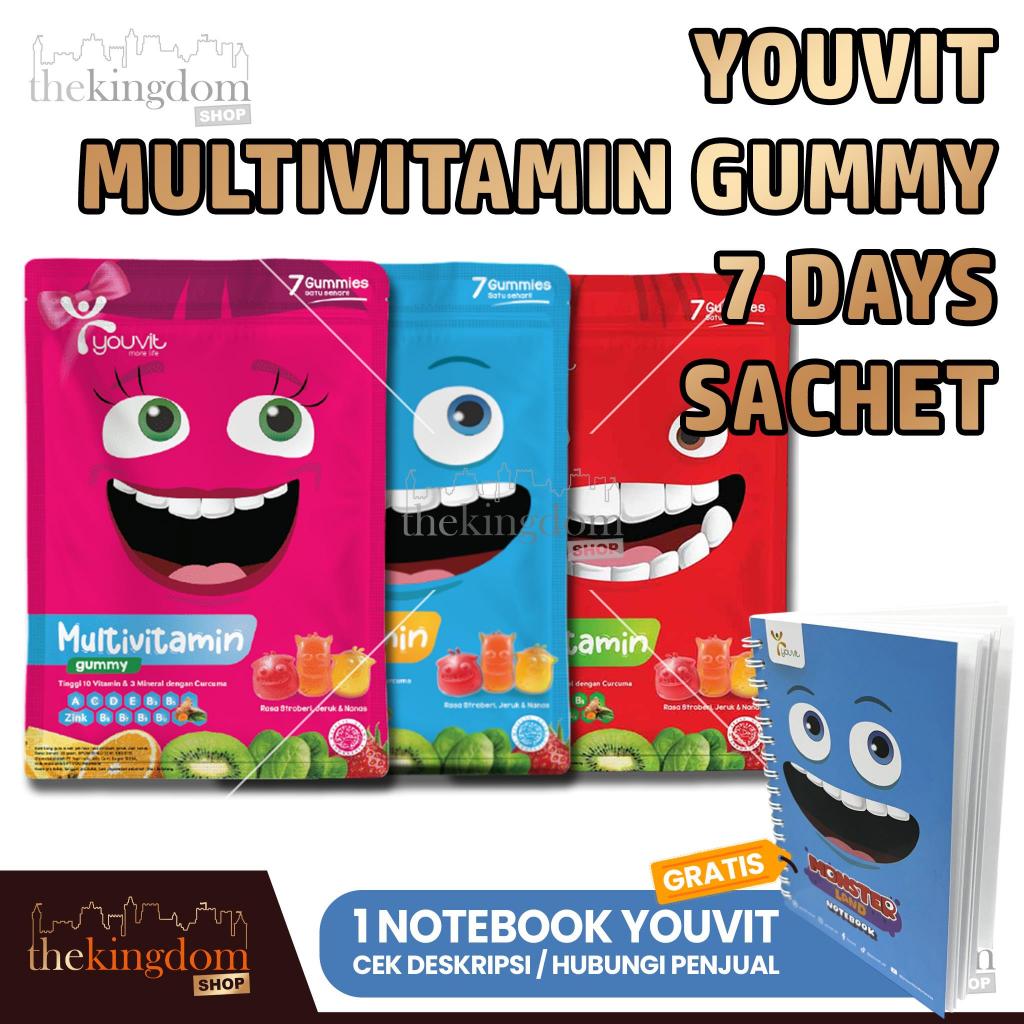 Jual Youvit Multivitamin Gummy 7 Days Day Hari Kids Vitamin Anak Superberries Imun Tubuh Sachet ...