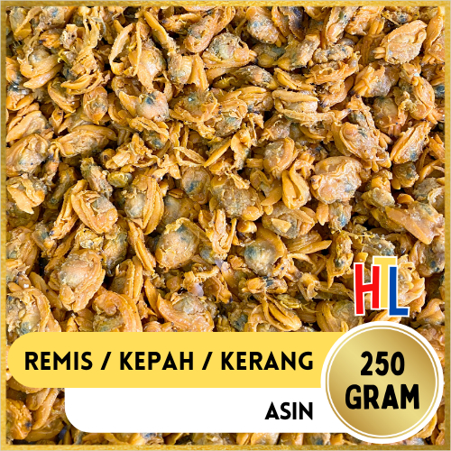 Jual Ikan Asin Remis | Kerang | Kepah 250g | Shopee Indonesia